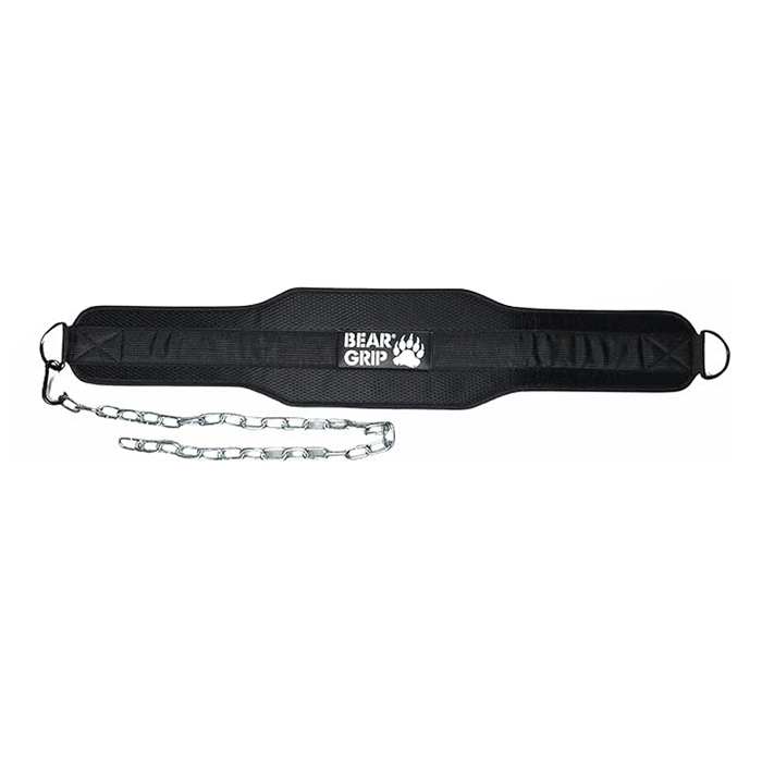 BearGrip Weighted Dip & Pull Up Belt - Heavy Duty Weightlifting Belt ...