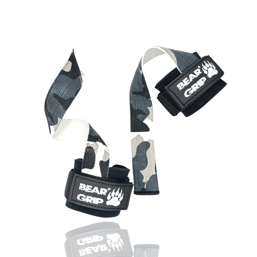 BearGrip Power Lifting Straps - Heavy Duty Wrist Support for ...